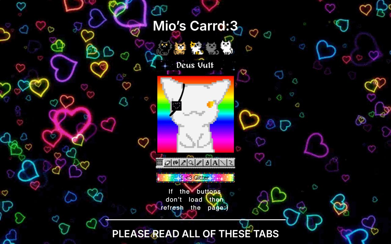Mio’s Carrd